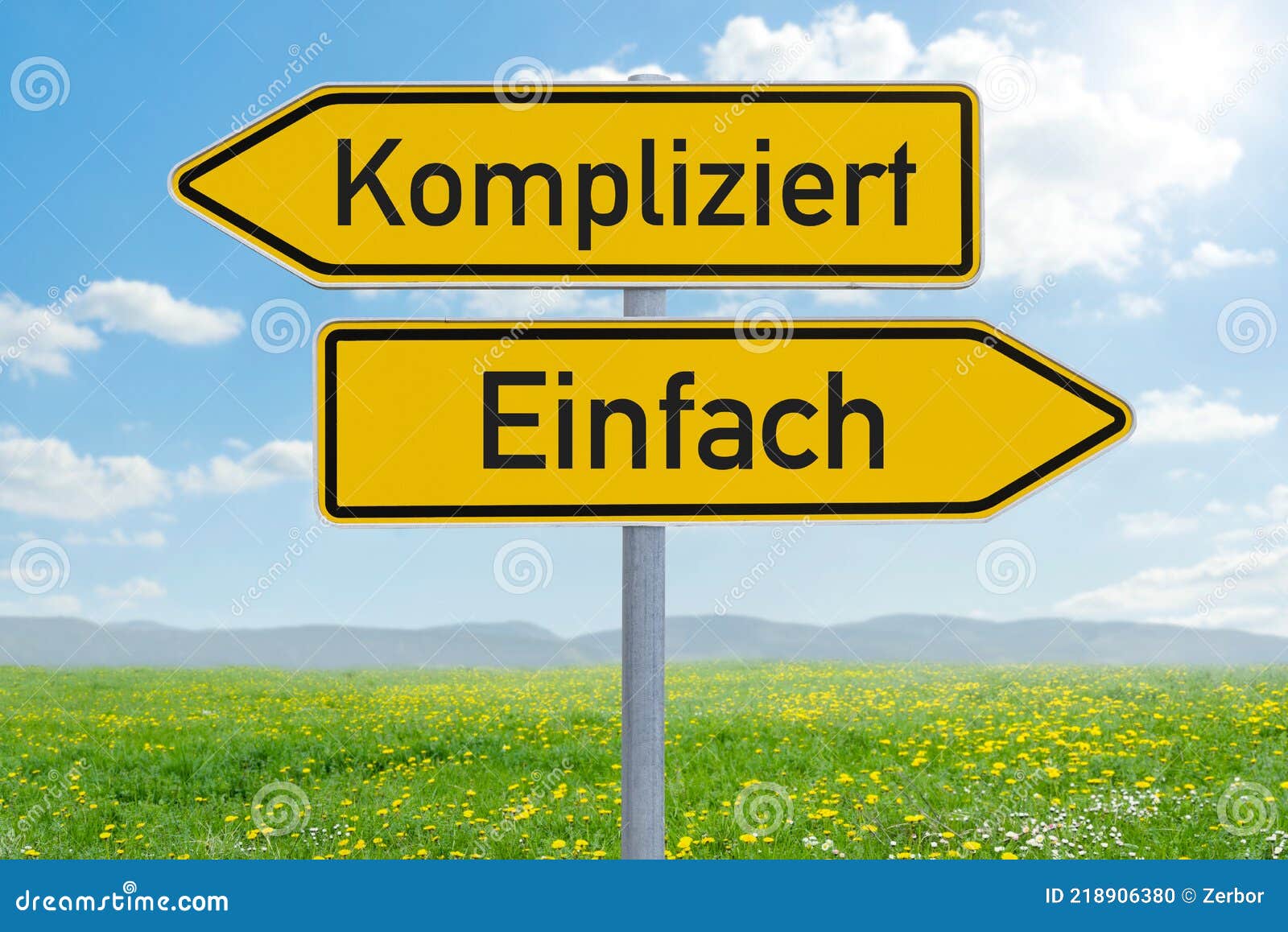 Two Direction Signs - Complicated or Easy - Einfach Oder Kompliziert ...