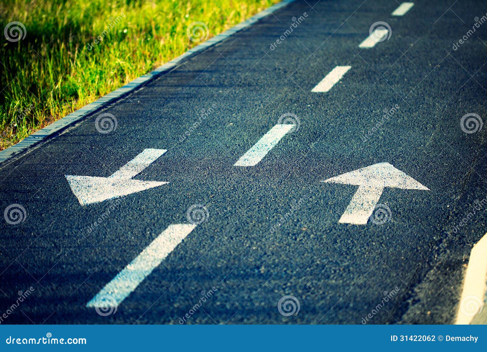 Two Directions stock photo. Image of ideas, diminishing - 31422062