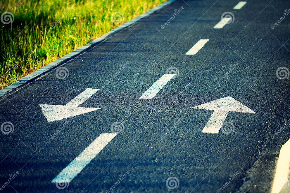 Two Directions stock photo. Image of ideas, diminishing - 31422062