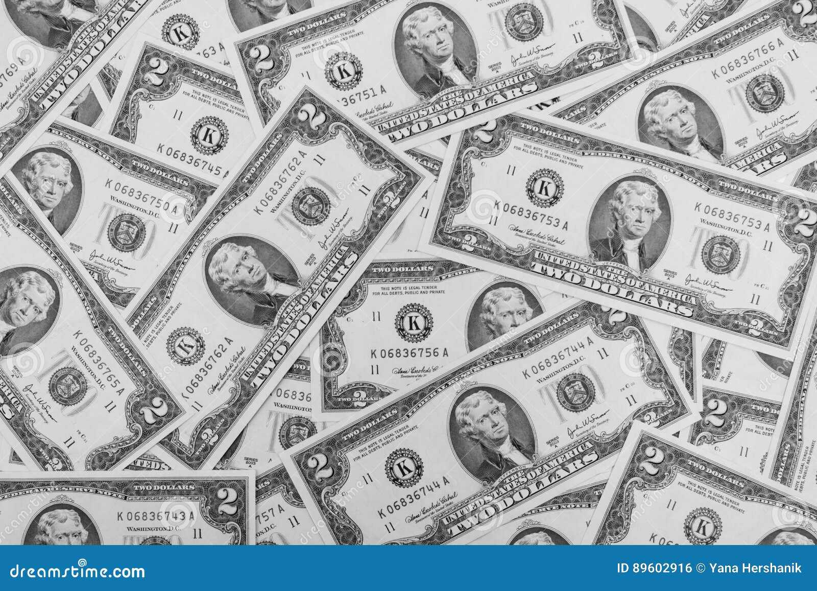 Two dollars stock photo. Image of white, banknote, money - 89602916