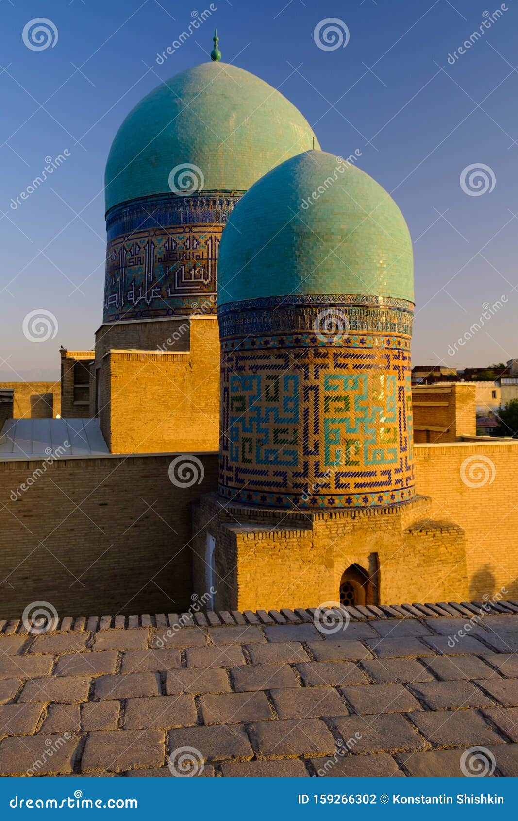 Two Domes of Old Mausoleum in Samarkand Stock Photo - Image of cupola ...