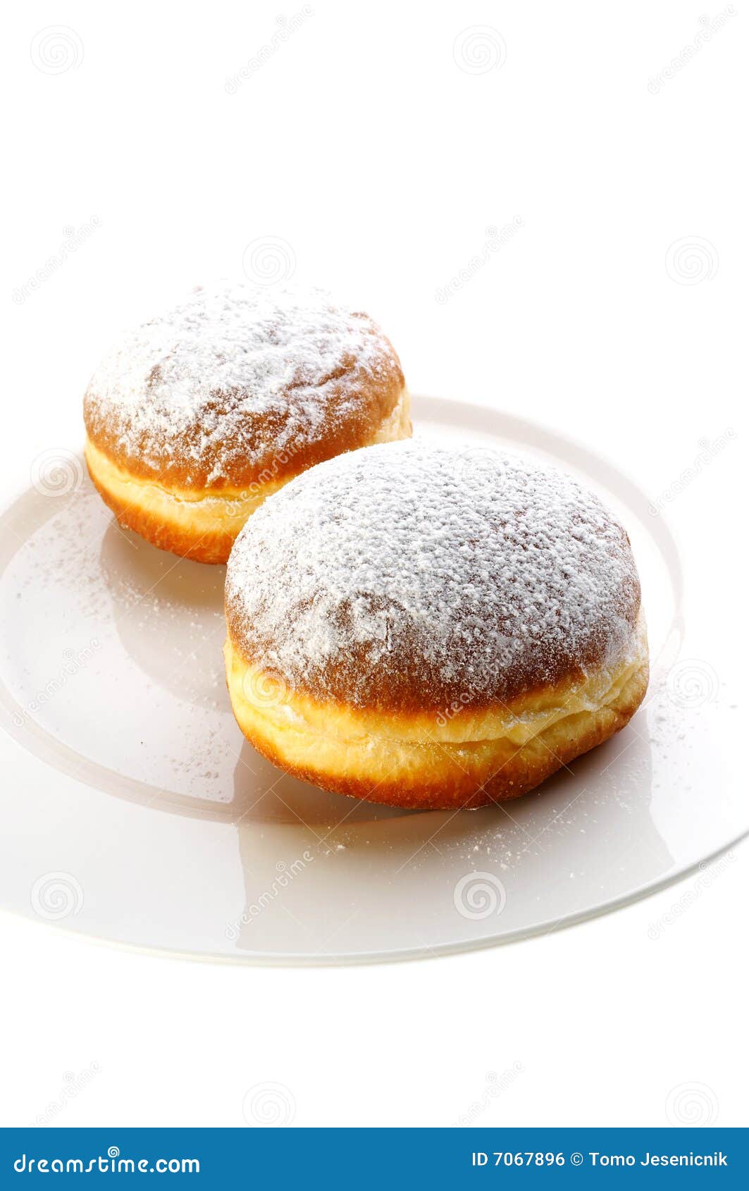 Two donuts stock photo. Image of bake, donut, white, fattening - 7067896