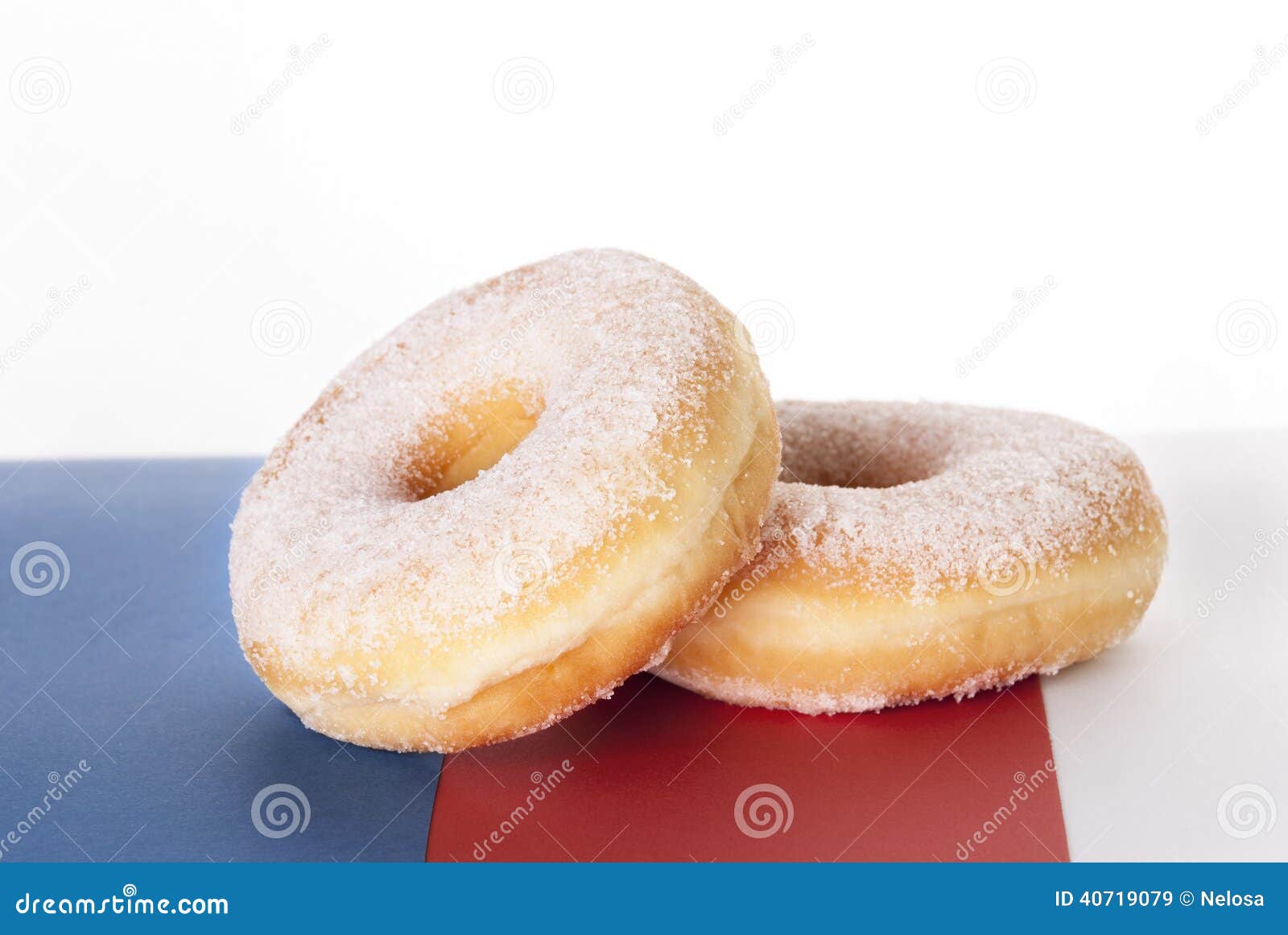 Two Donuts stock image. Image of pastry, holiday, fourth - 40719079
