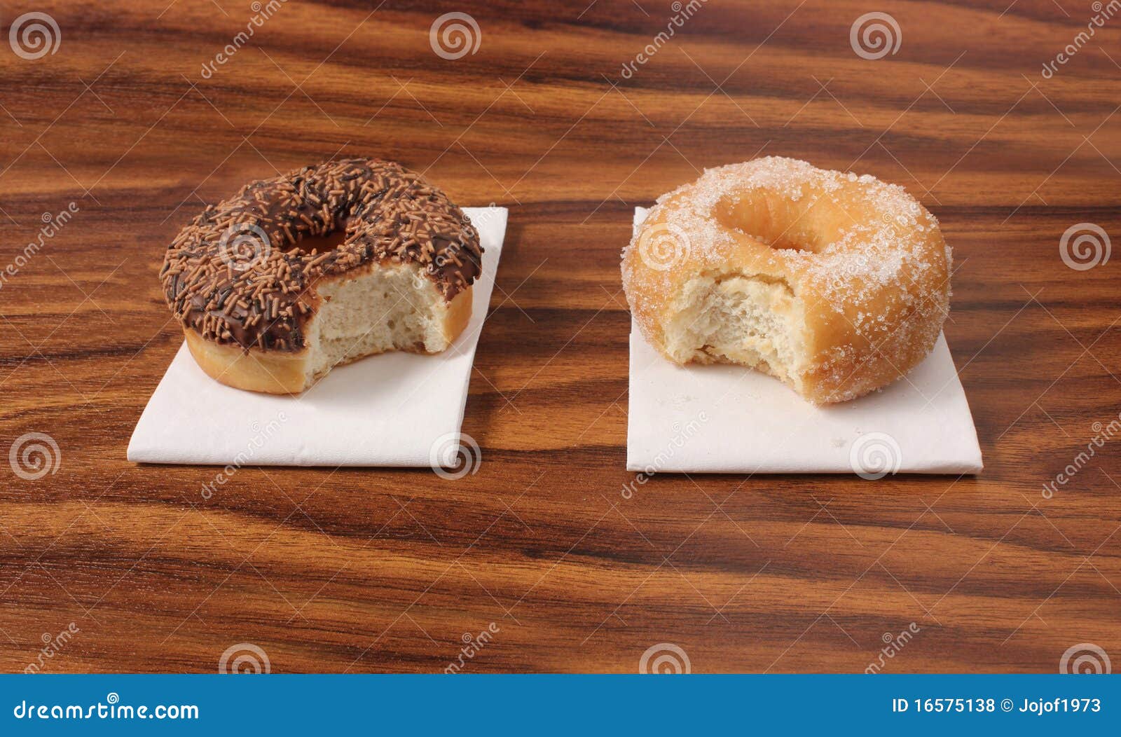 Two Donuts on an Office Desk Stock Photo - Image of doughnuts, office ...