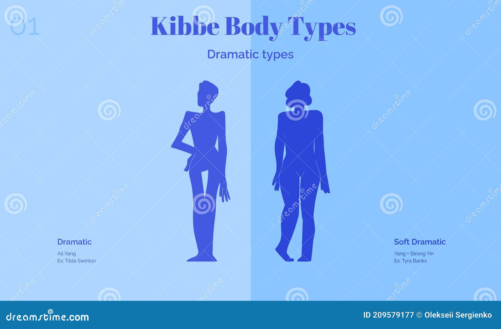 Two Dramatic Body Types Which Differ Depending on the Figure Structure ...