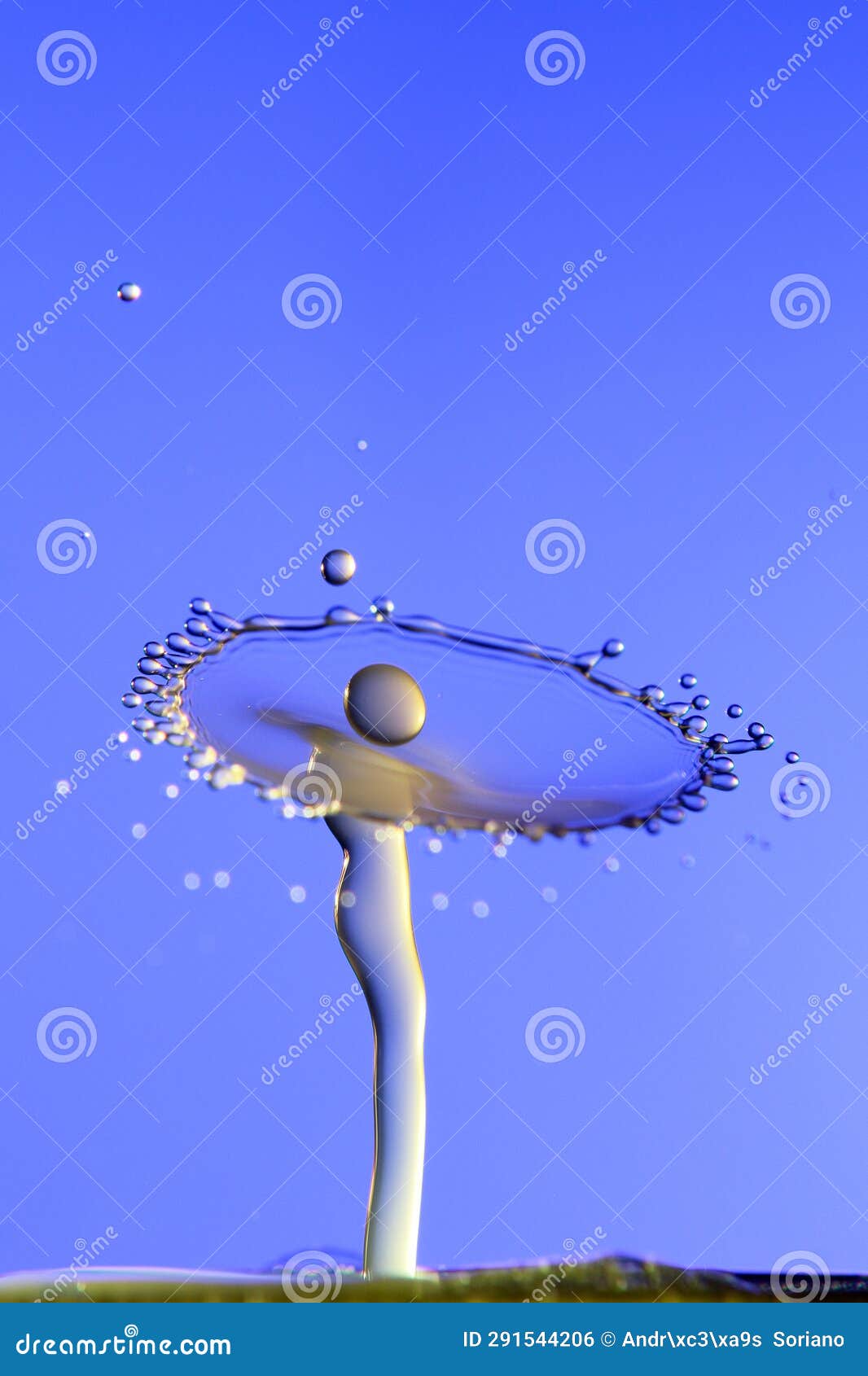 Two Drops are Never the Same Stock Photo - Image of glasses, blue ...