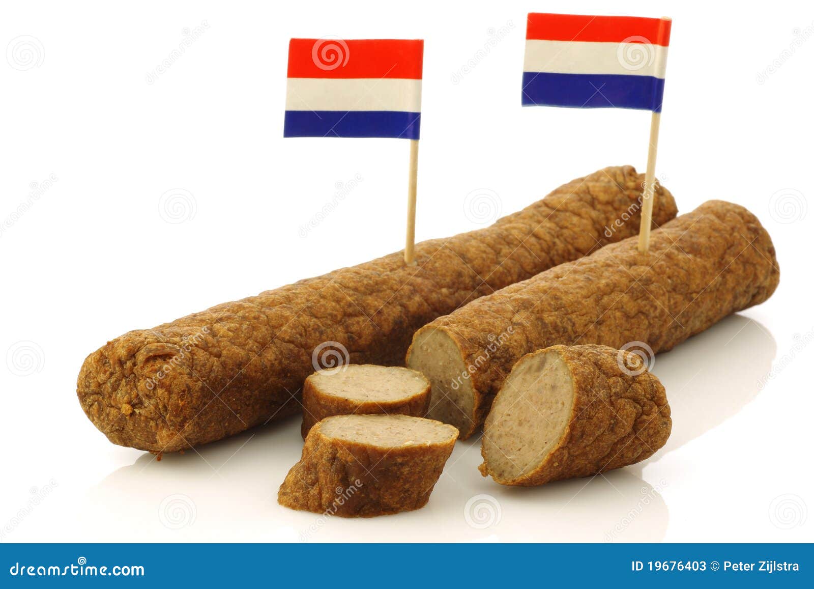 Two Dutch Snacks Called Fricandel Stock Image - Image of brown ...