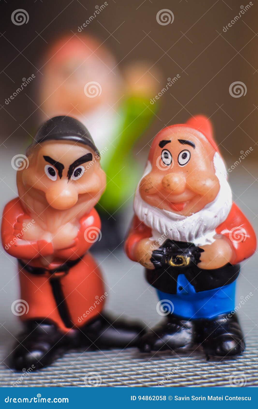 Two dwarf figurines stock photo. Image of blue, smile - 94862058