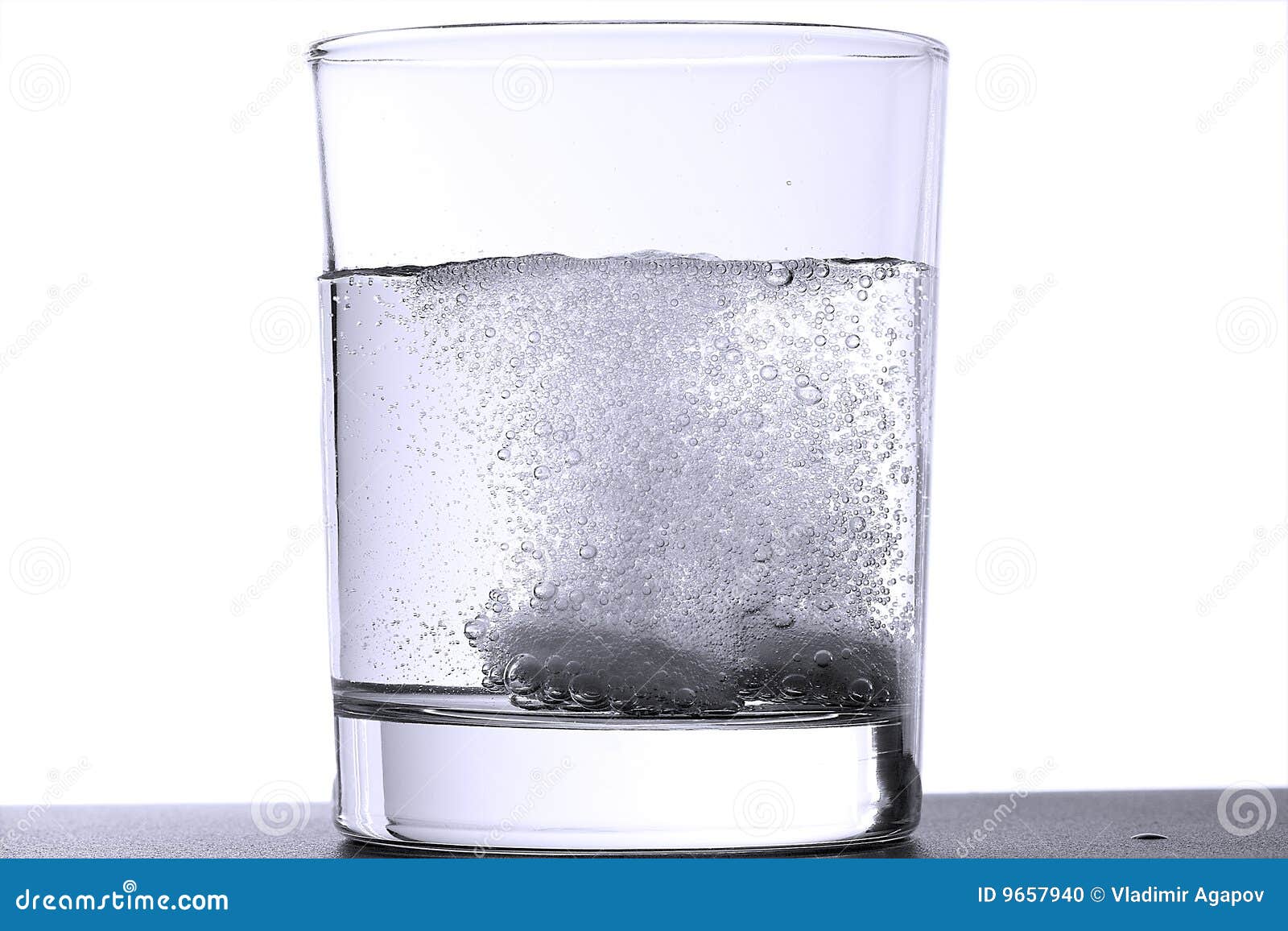 Two Effervescent Tablets in Glass Stock Photo - Image of medical, glass ...