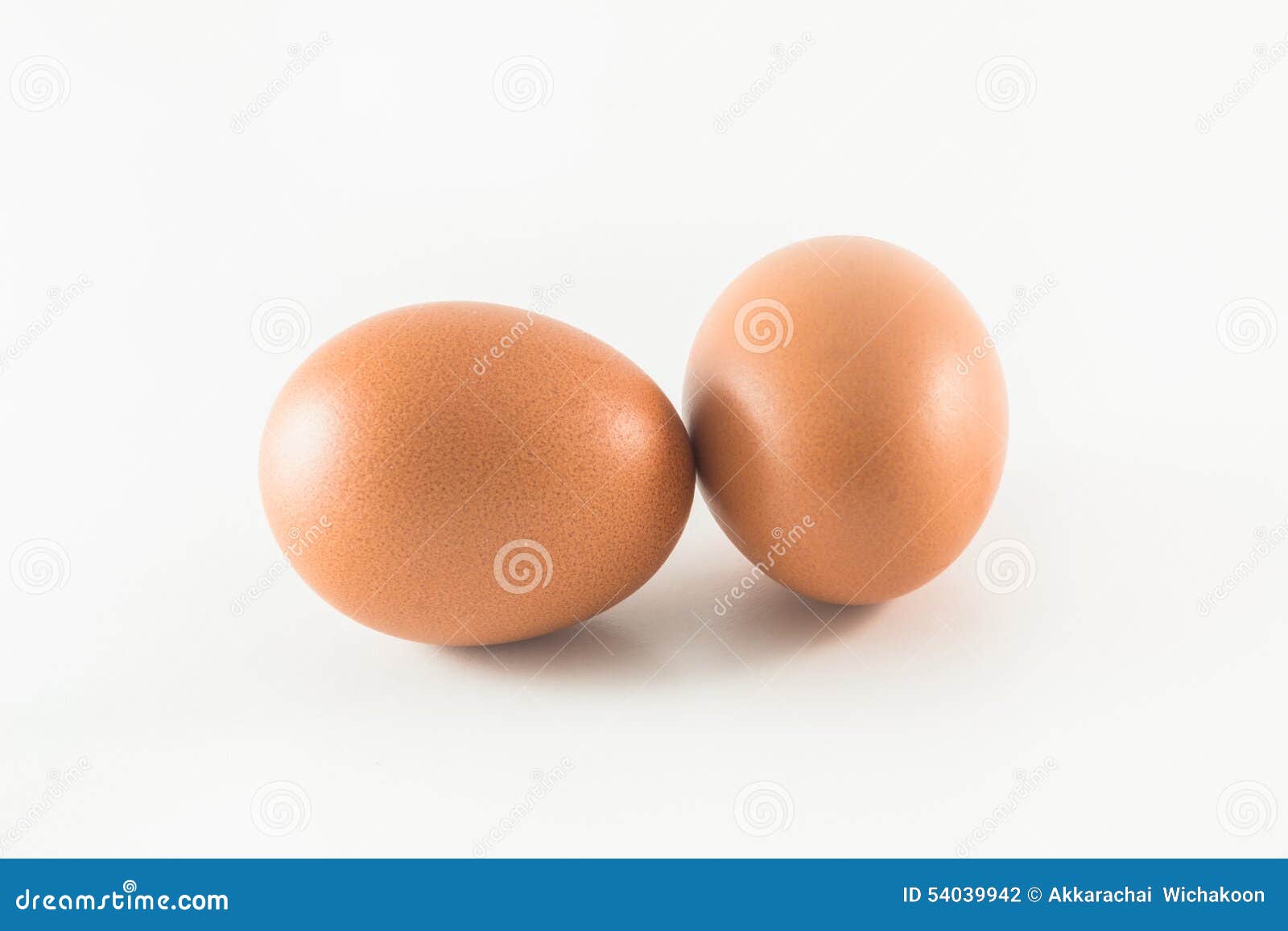 Two Eggs. on White Background Stock Photo - Image of poultry, farm ...