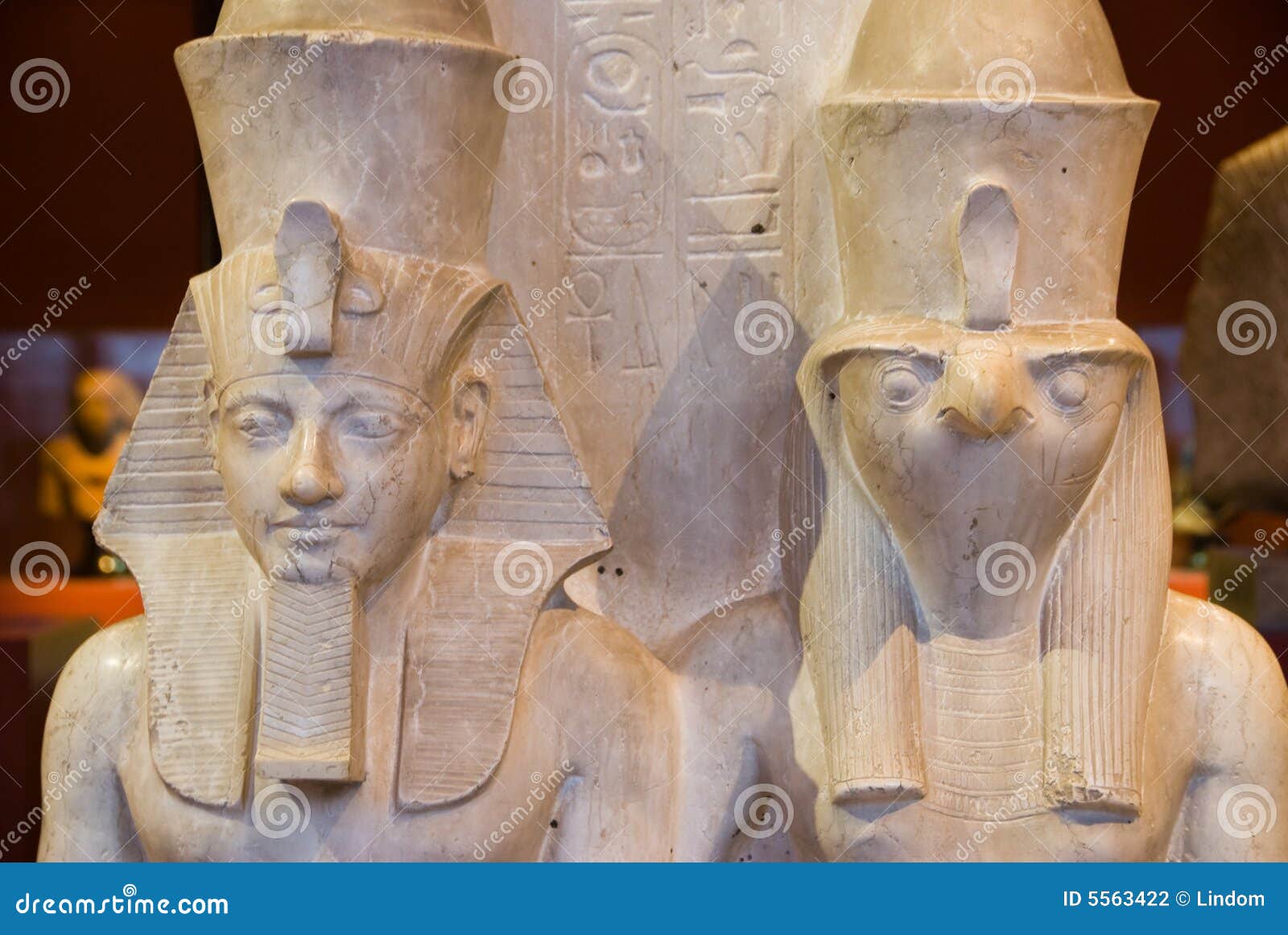 Two egyption gods editorial photography. Image of vienna - 5563422