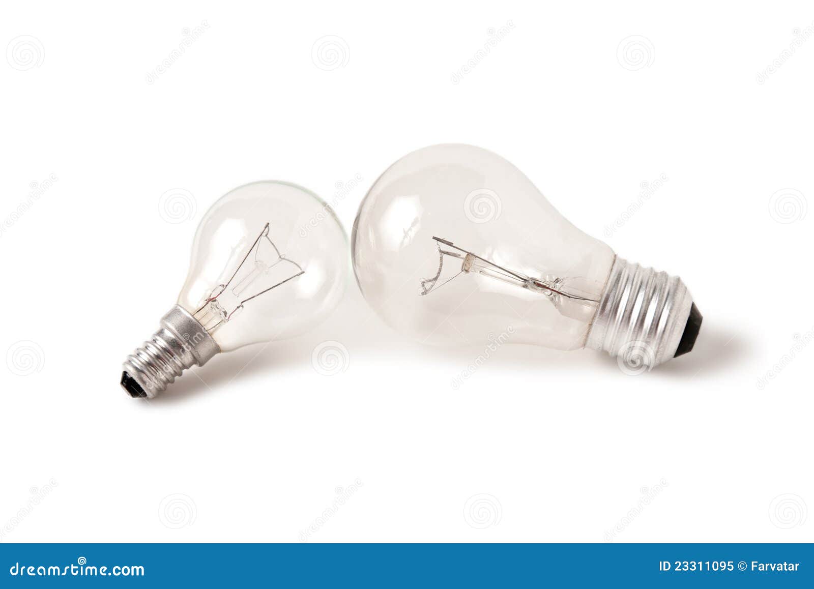 Two electric bulb lamp stock image. Image of electricity - 23311095