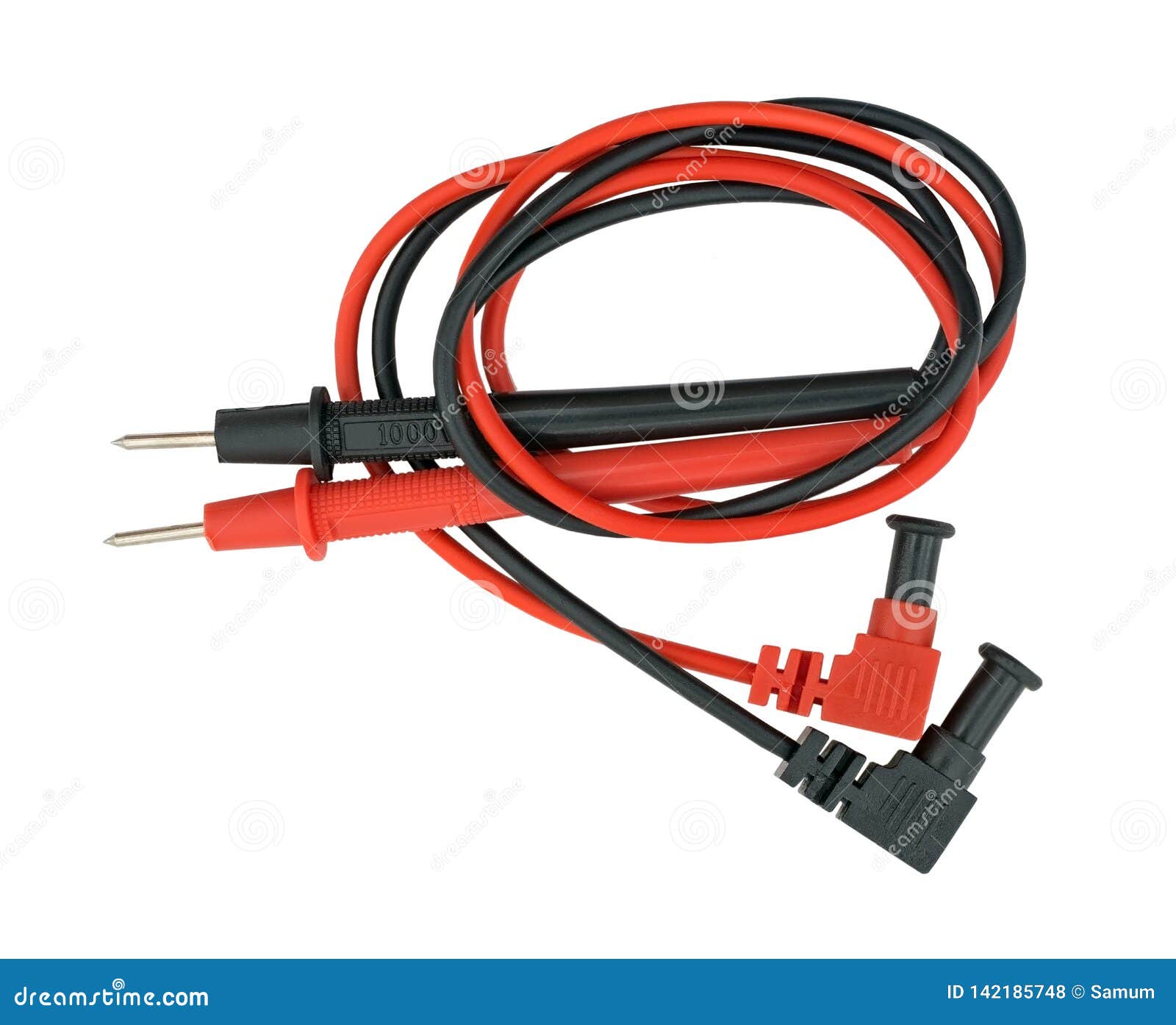 Two Electrical Multi or Voltage Meter Probes Stock Photo - Image of ...