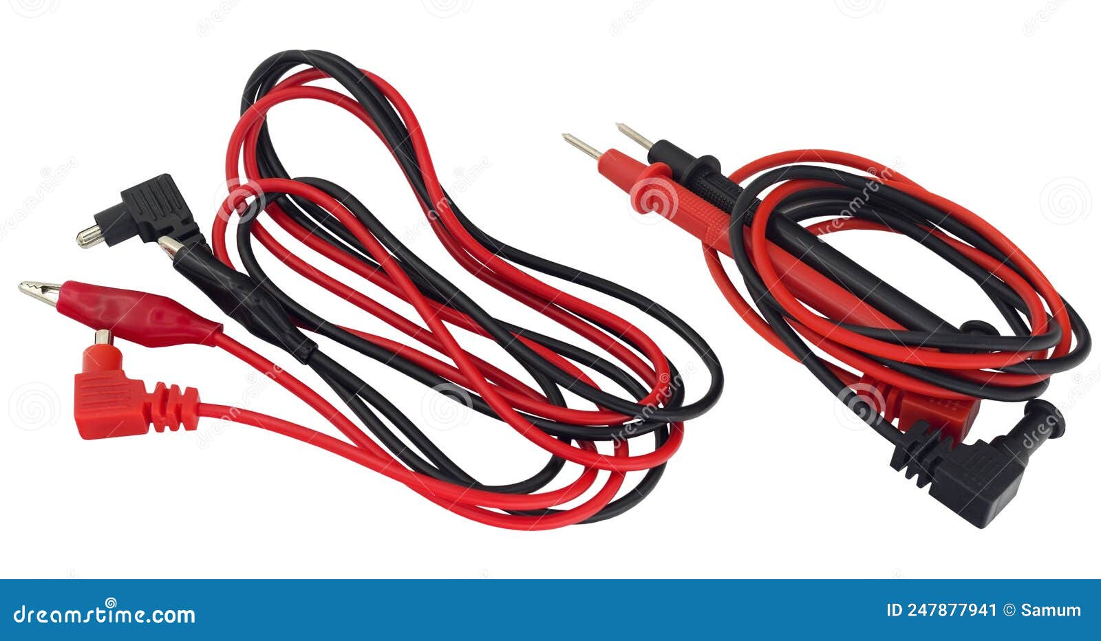 Two Electrical Multi or Voltage Meter Probes Stock Image - Image of ...