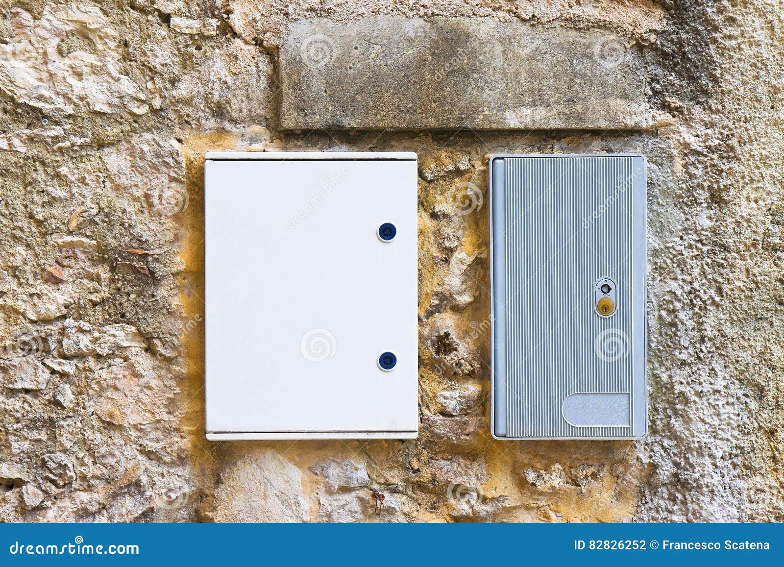 The Junction Of Stone Steps With Built-in Lighting, Baseboards And ...