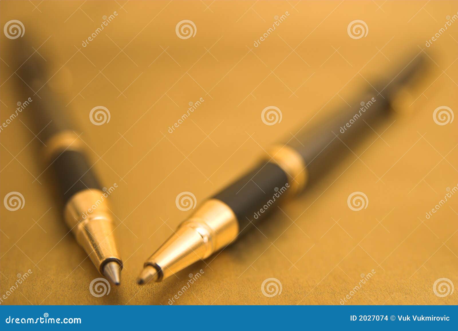 Two elegant Pens stock photo. Image of college, pens, lead - 2027074