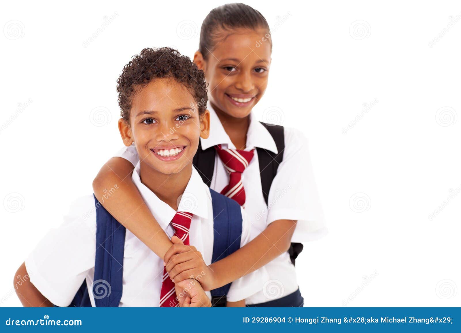 Two elementary friends stock photo. Image of education - 29286904