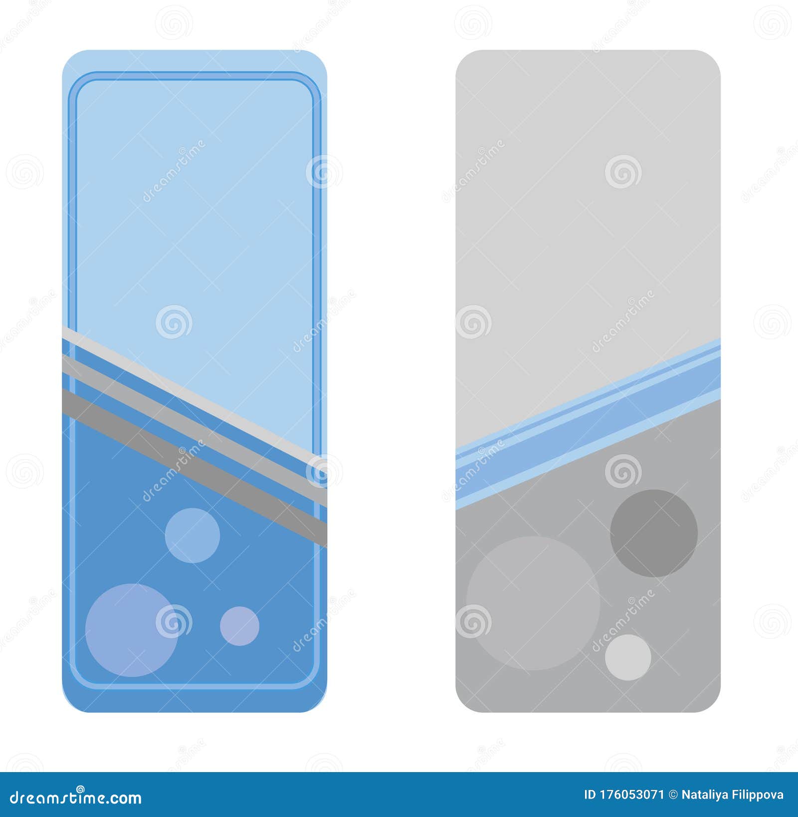 Two elements for design stock vector. Illustration of modern - 176053071