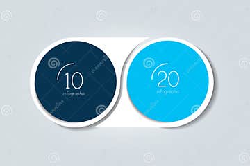 Two Elements Scheme, Diagram. Infographic Template Stock Vector ...