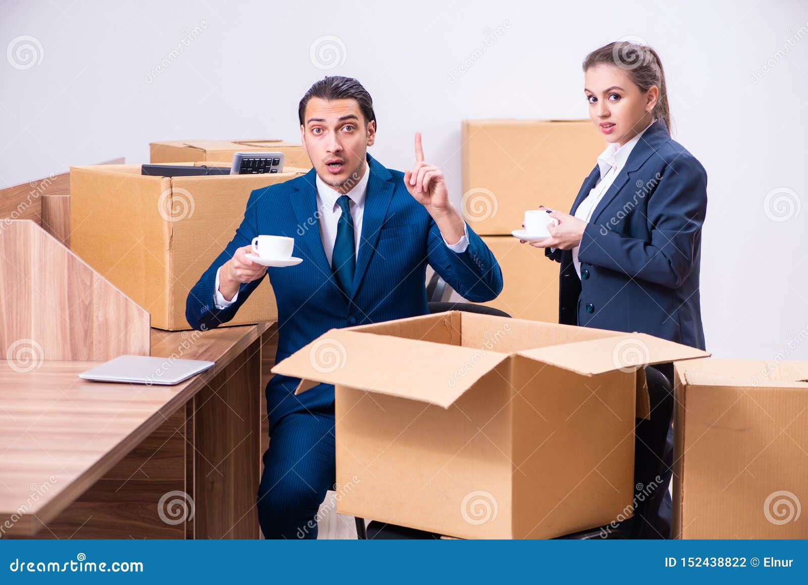 Two Employees Being Fired from Their Work Stock Photo - Image of ...