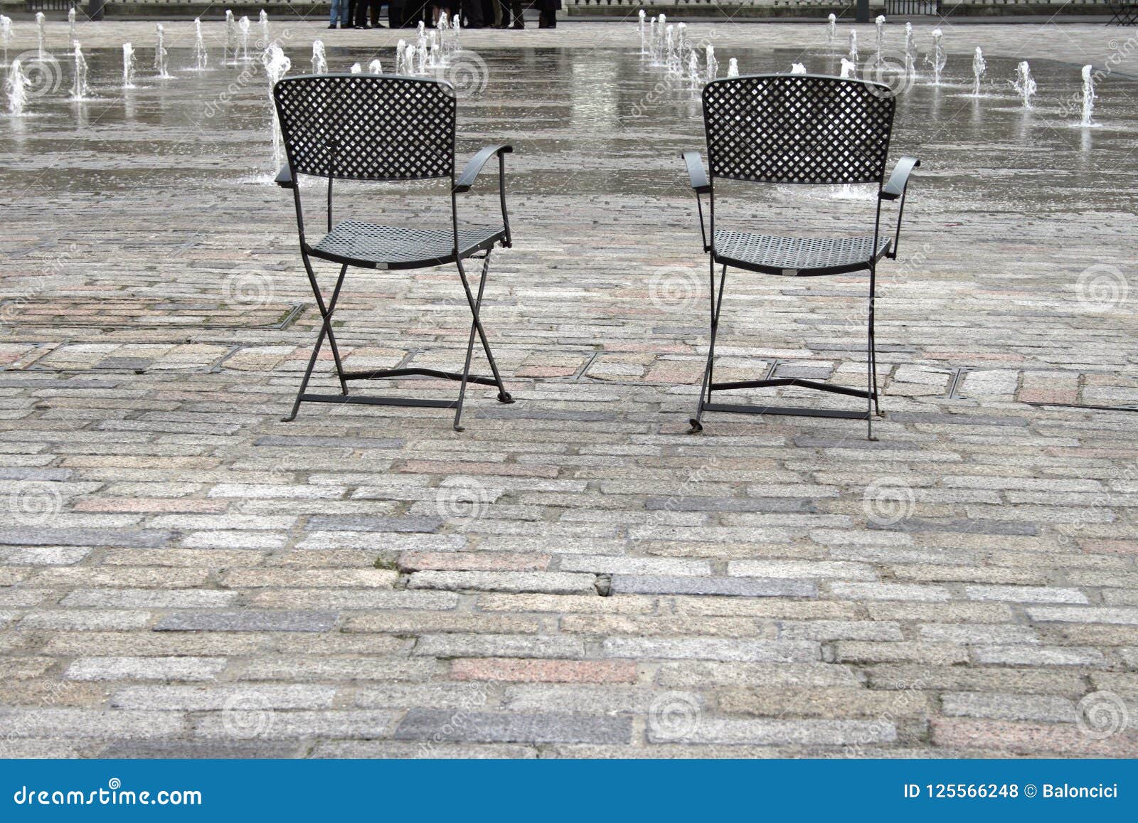 Two Empty Chairs stock photo. Image of kingdom, chair - 125566248