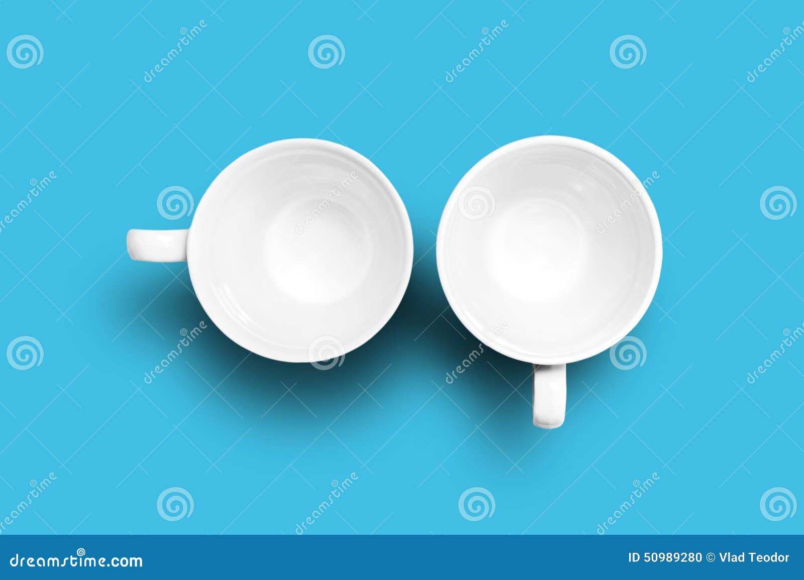 Two empty cups stock photo. Image of delight, food, life - 50989280