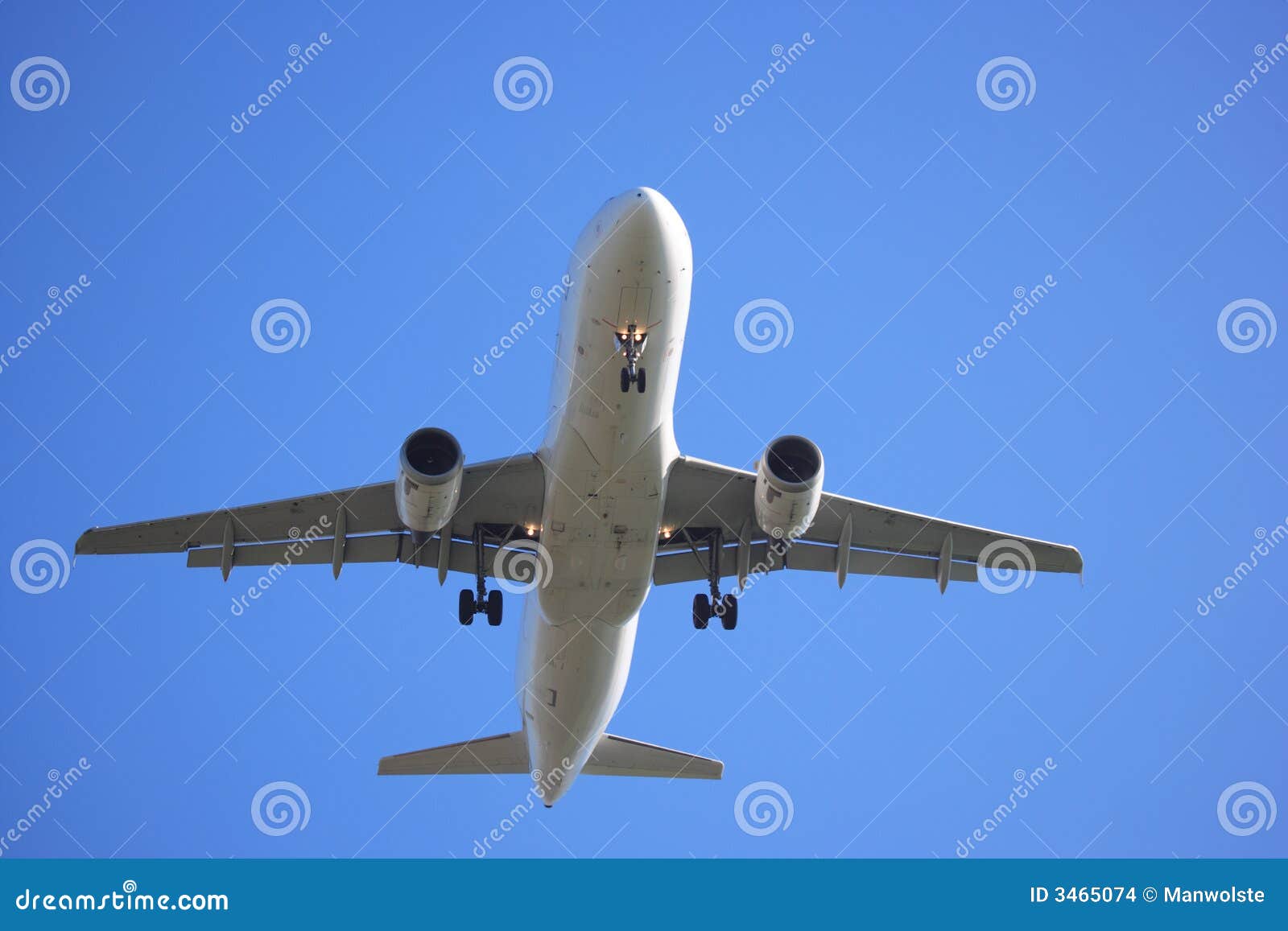 Two engine jet stock photo. Image of aerospace, transportation - 3465074