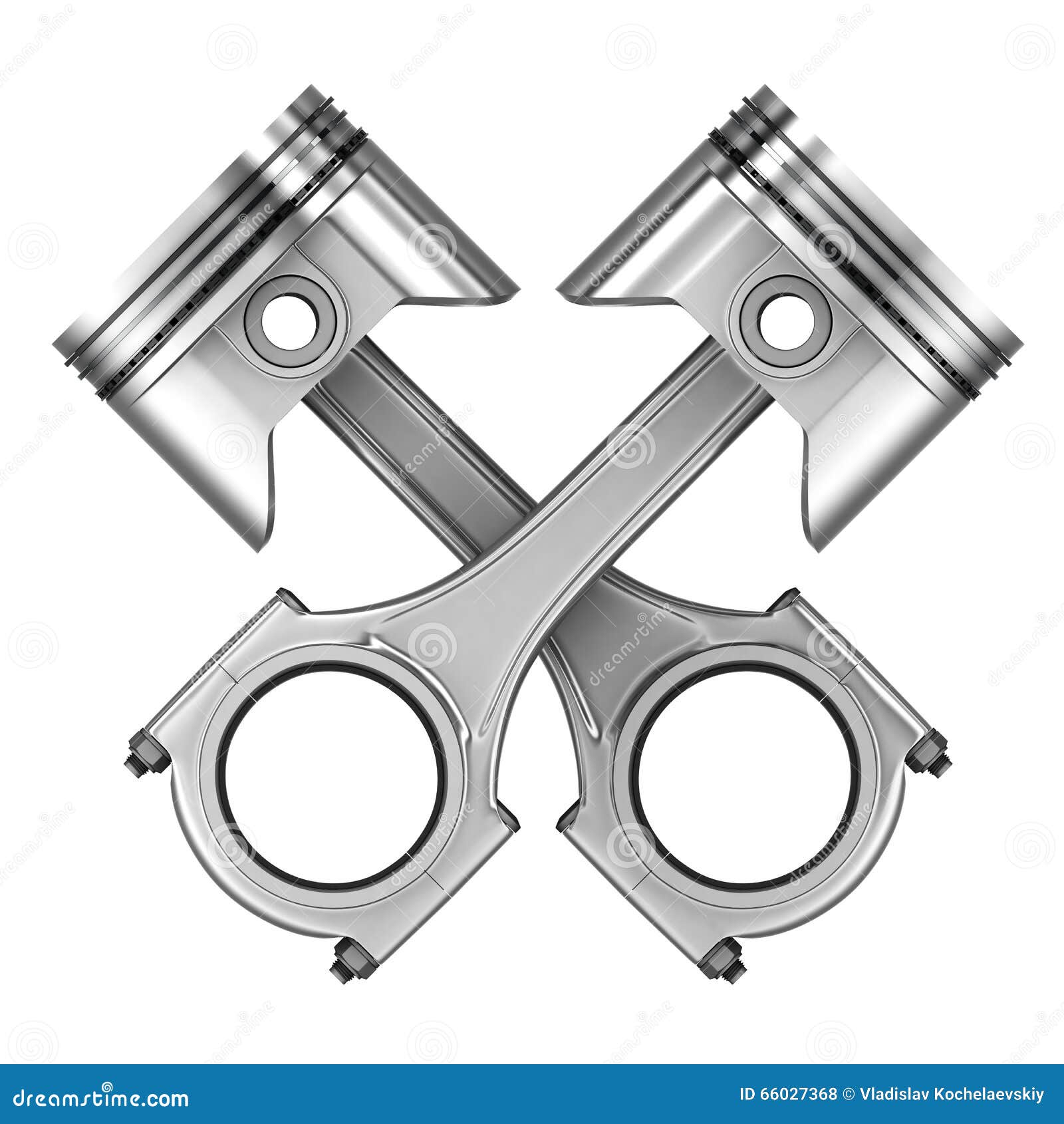 Two engine piston stock illustration. Illustration of autos - 66027368