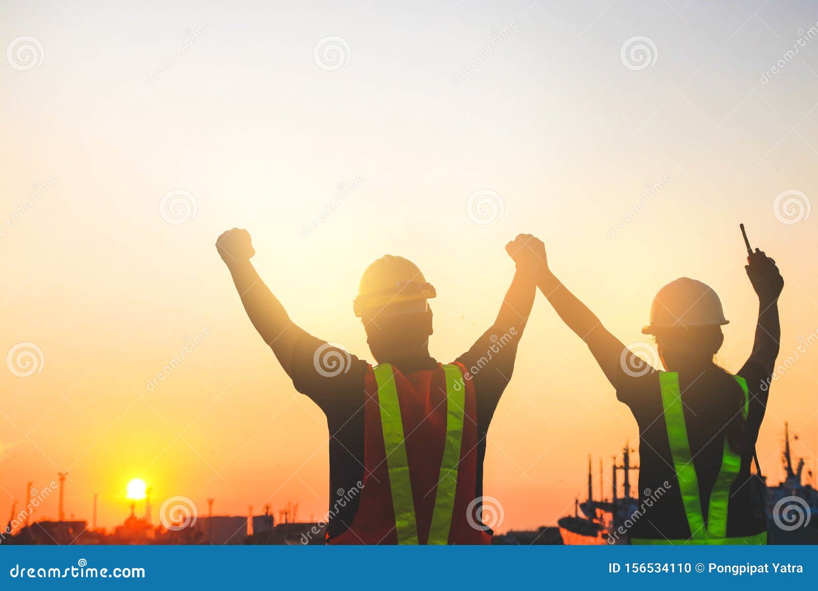 Two Engineers and Technicians Work Together. Stock Photo - Image of ...