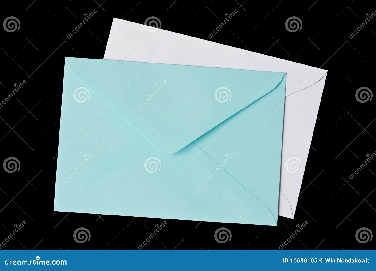 Two envelopes stock image. Image of container, decorative - 16680105