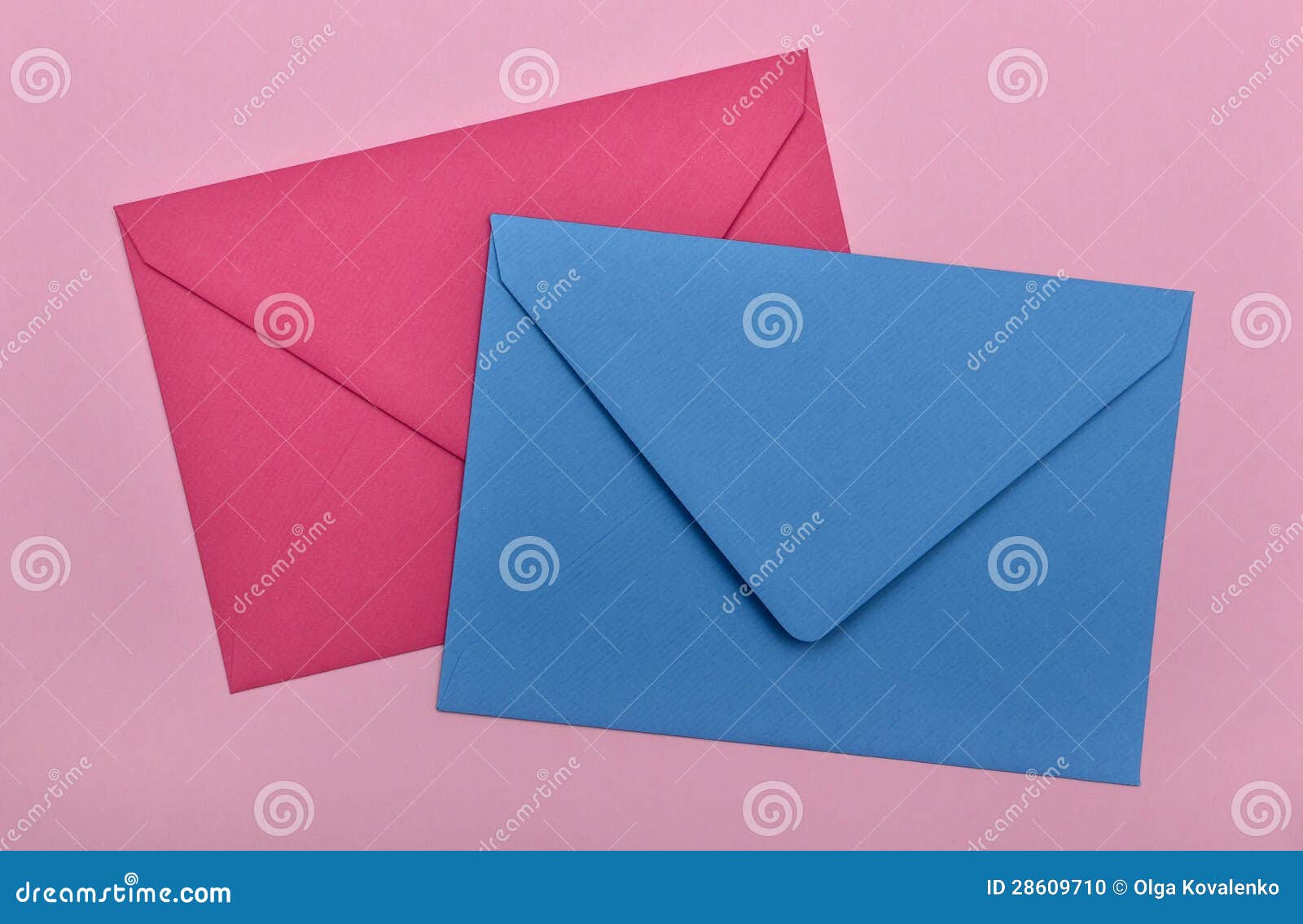 Two envelopes stock photo. Image of object, color, address - 28609710
