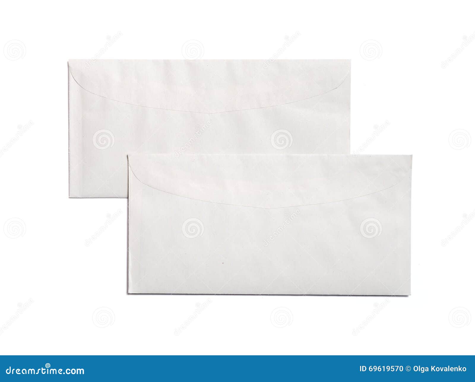 Two envelopes stock photo. Image of celebrating, blank - 69619570