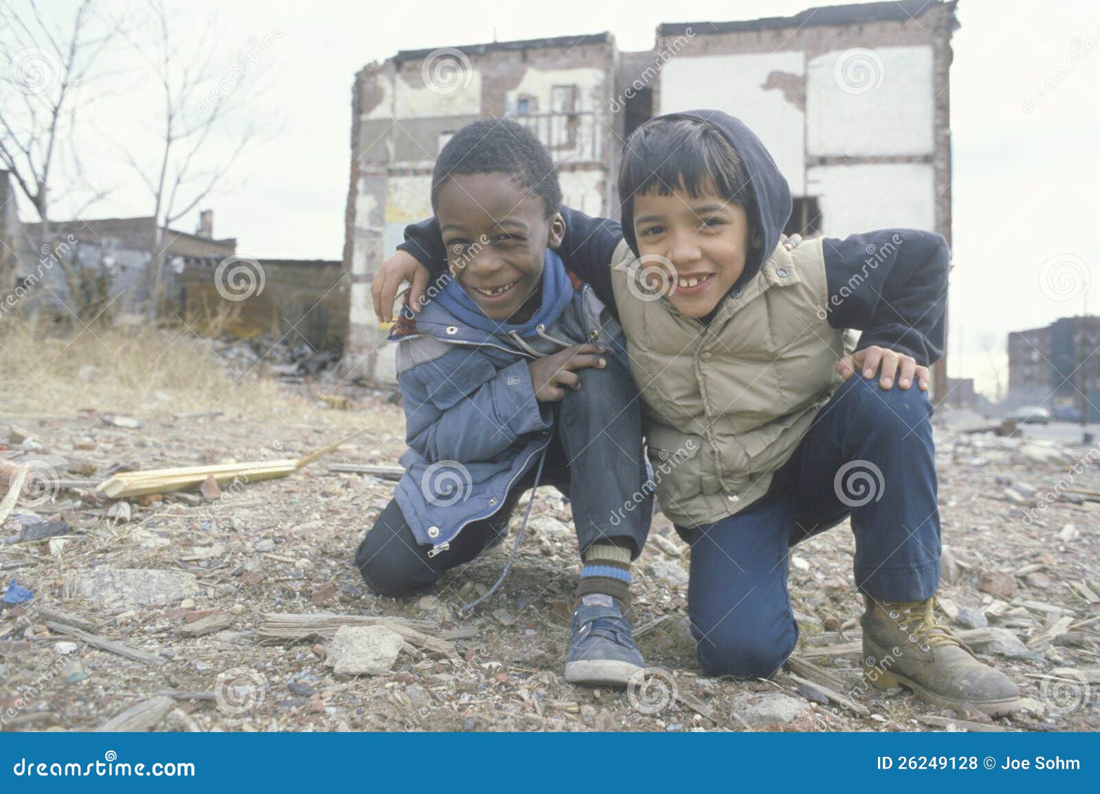 Two Ethnic Boys in the Ghetto, Editorial Stock Photo - Image of ethnic ...