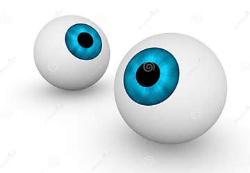 Two eyeballs stock illustration. Illustration of iris - 24043988
