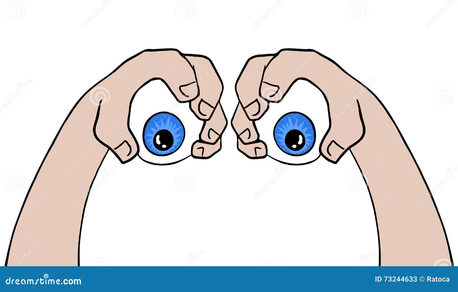 Two eyes stock vector. Illustration of dizzy, expression - 73244633