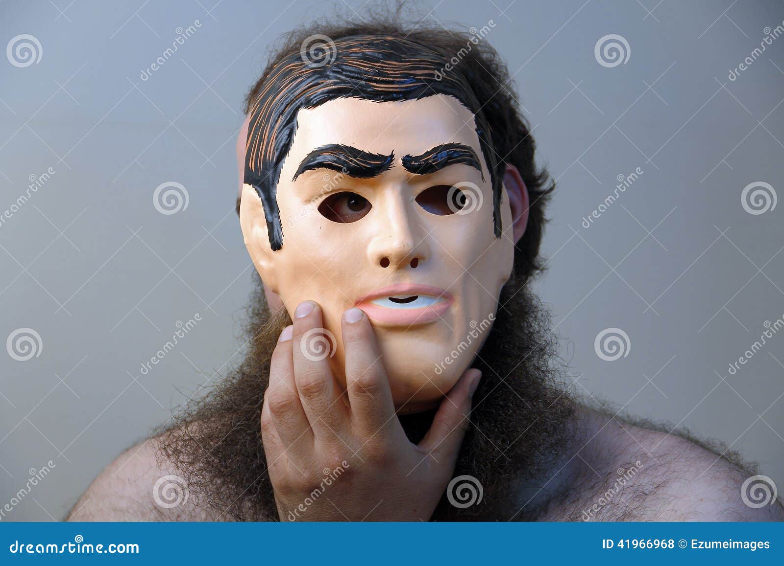 Two Faced Mask stock photo. Image of face, holiday, creepy - 41966968