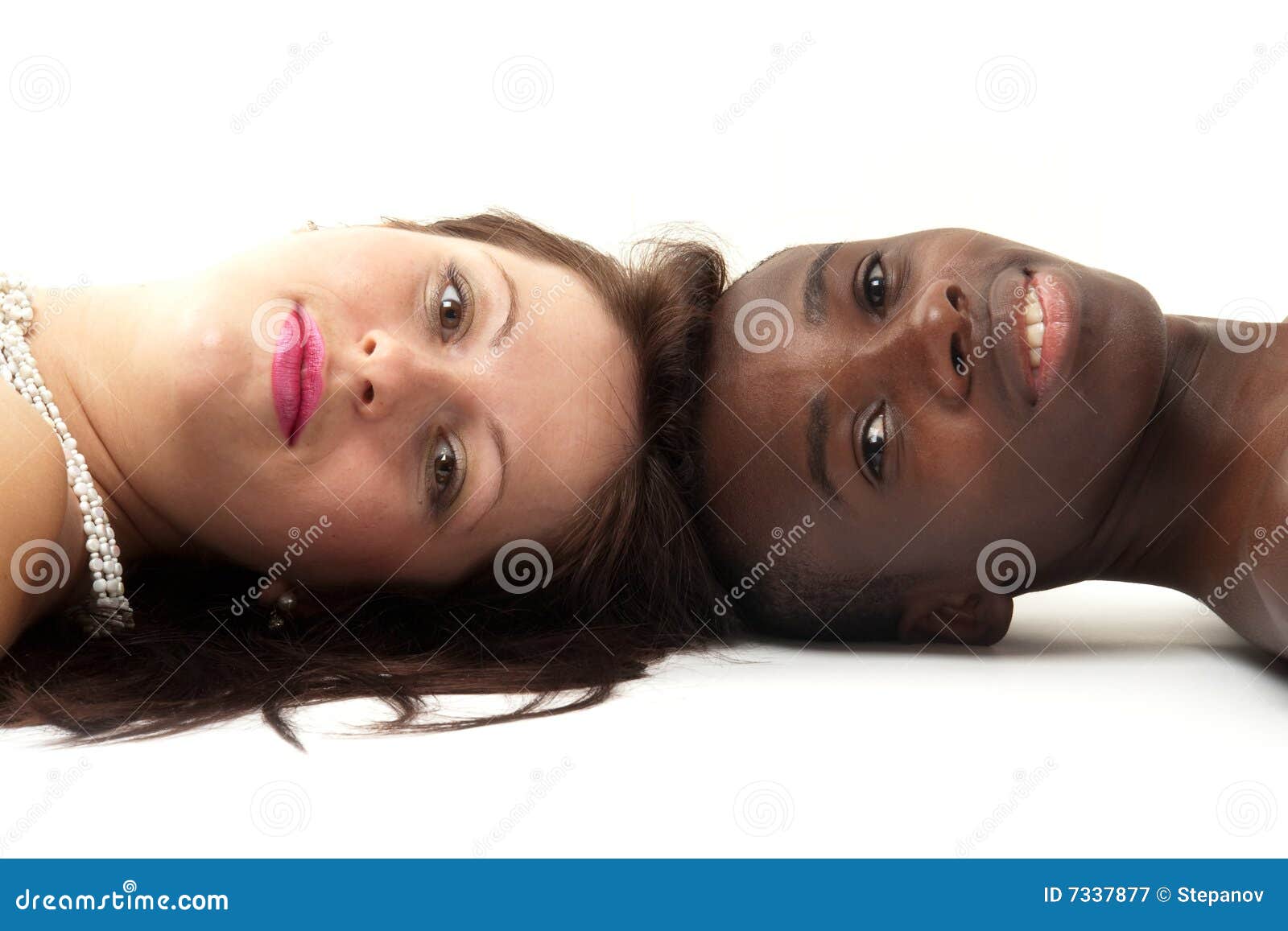 Two faces close up stock image. Image of casual, portrait - 7337877