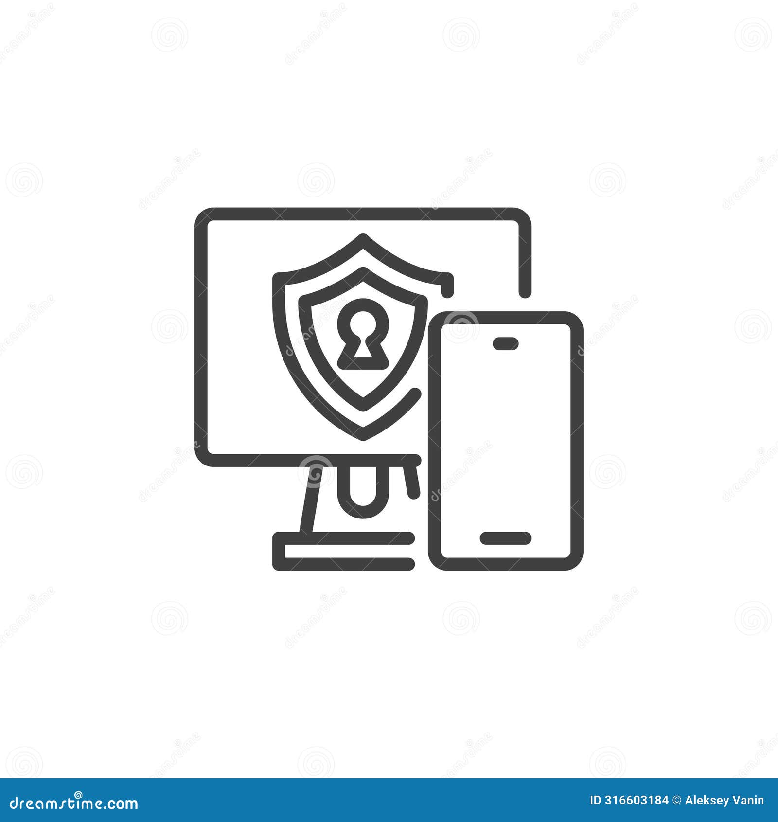 Two-Factor Authentication Concept. 2FA Security Illustration, Login ...