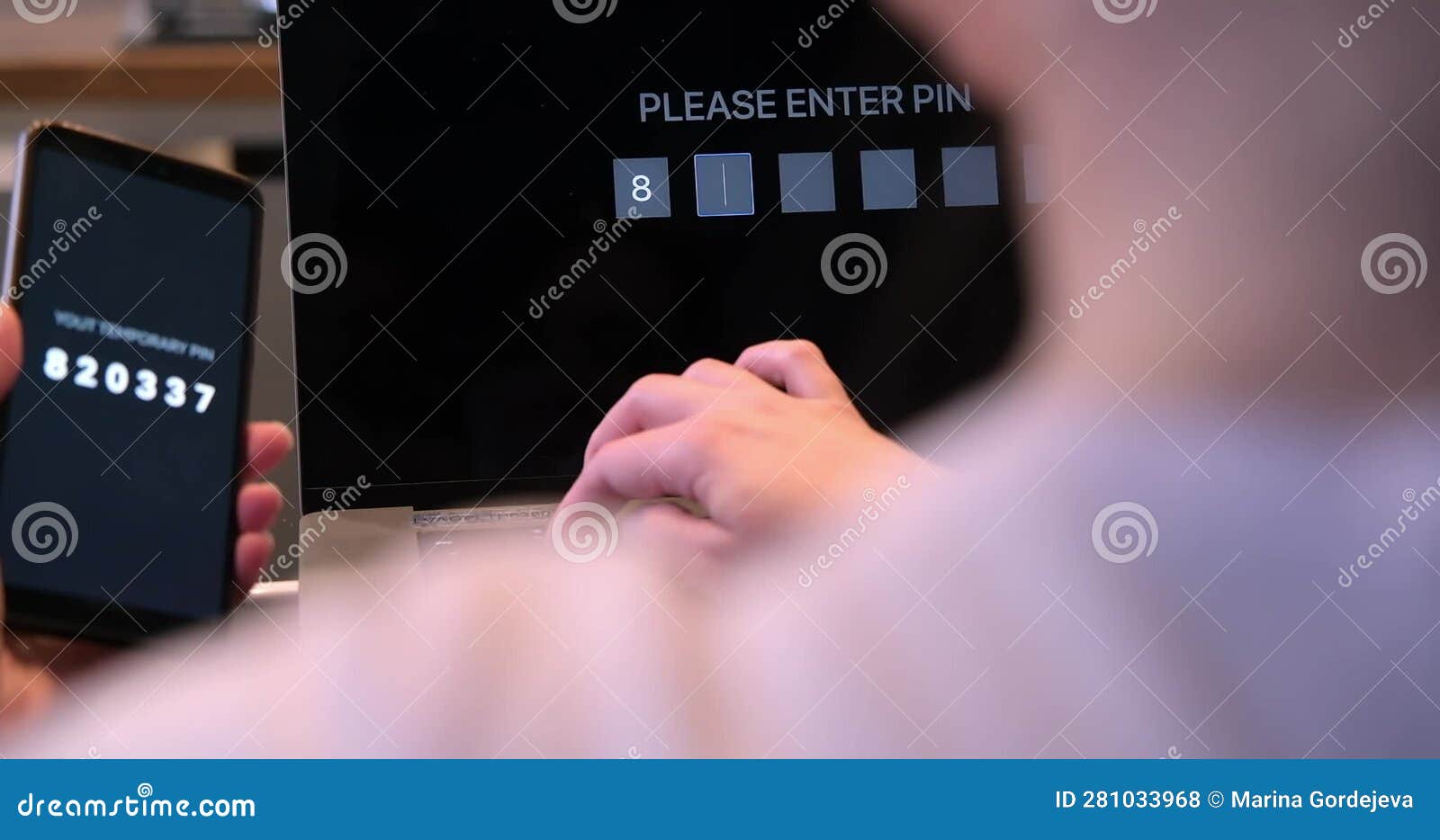 Two-factor Authentication. Modern Authentication Technologies Stock ...