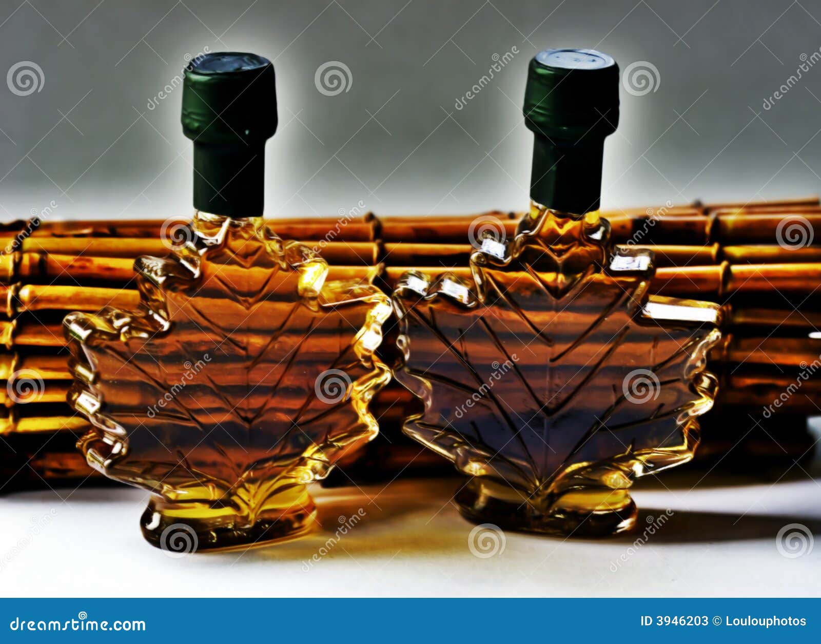 Two Fancy Maple Syrup Bottles Stock Image - Image of healthy, pancakes ...