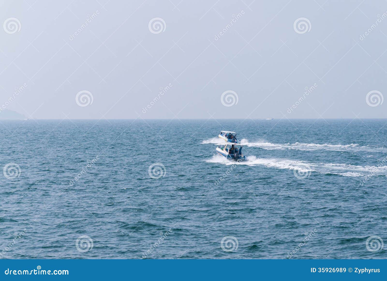 Two Fast Boat (Speed Boat) in the Sea Stock Image - Image of lifestyles ...