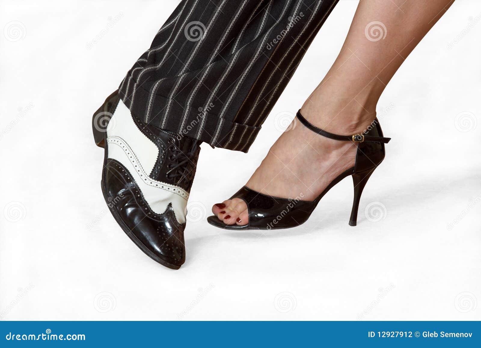 Two feet of dancers stock photo. Image of shining, boot - 12927912