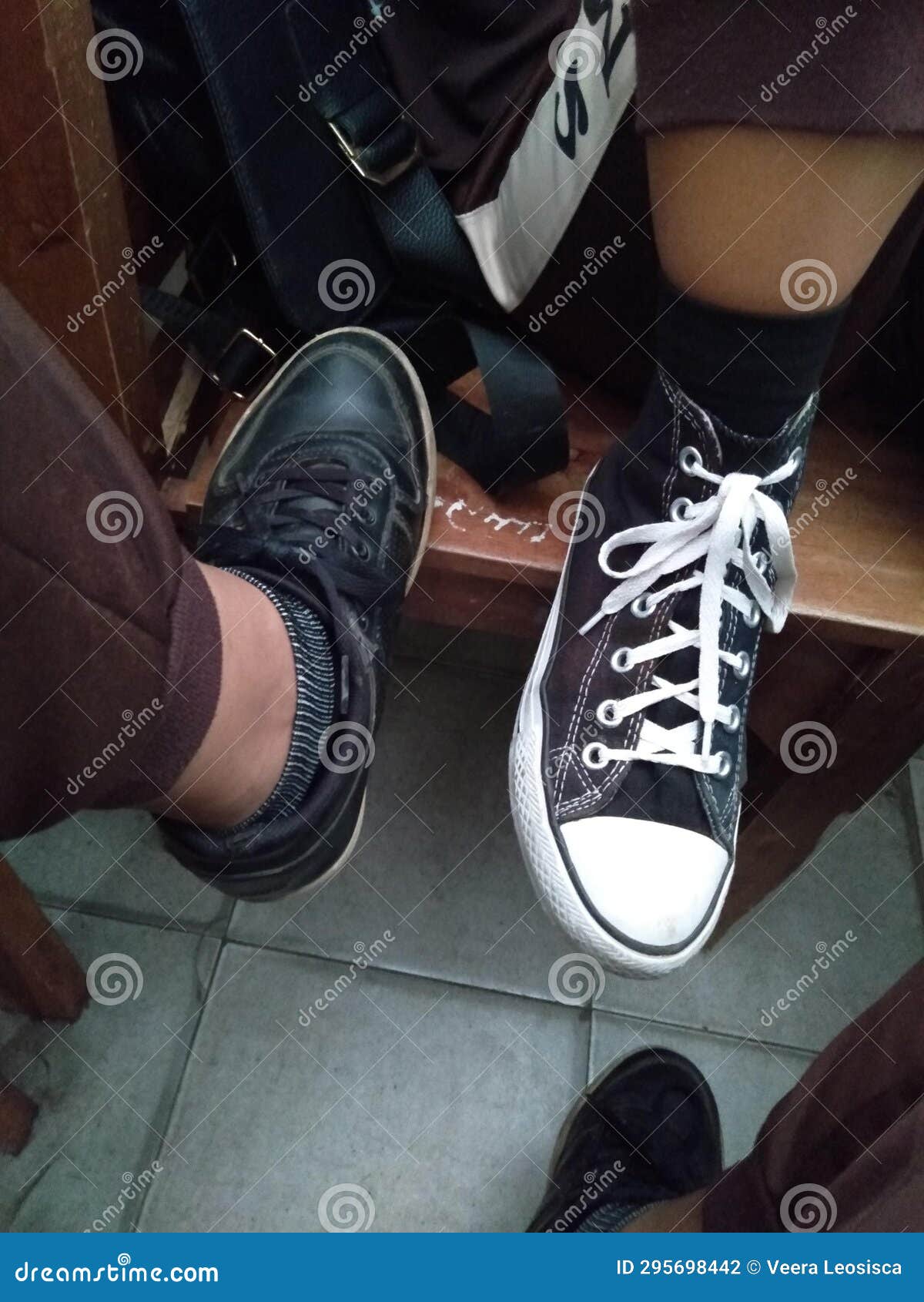 Two Feet are Equal when Wearing Shoes Stock Photo - Image of shoes ...