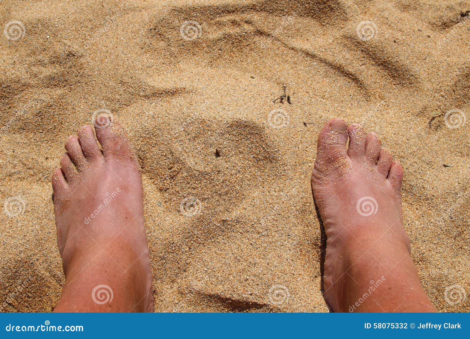 Two feet stock photo. Image of blue, beach, relaxing - 58075332