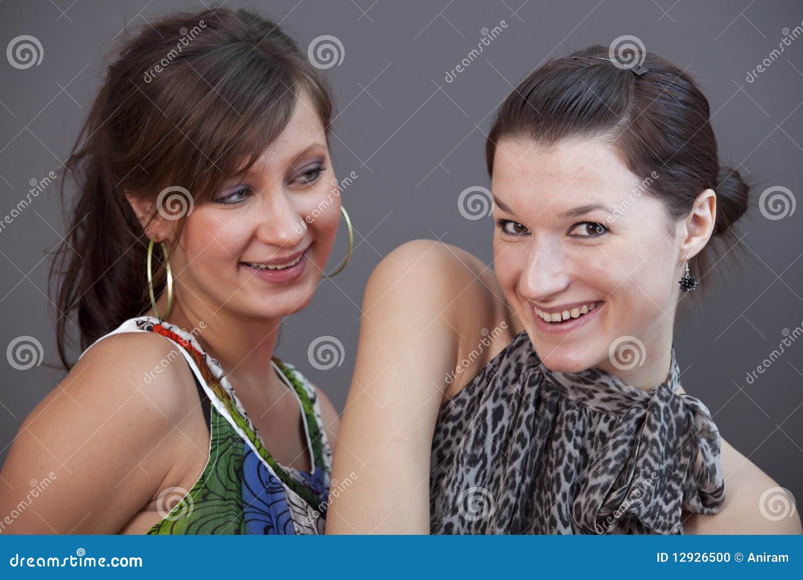 Two female friends stock photo. Image of smiling, adult - 12926500