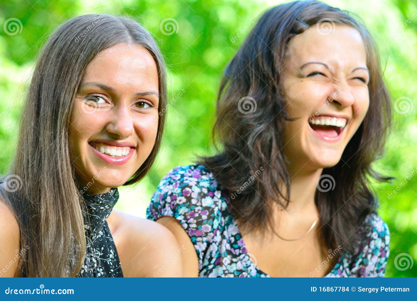 Two female friends stock photo. Image of park, casual - 16867784