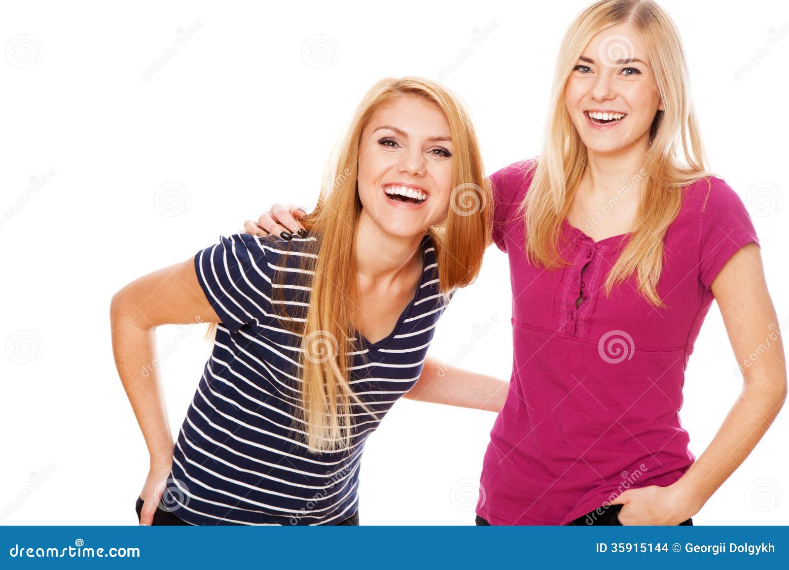 Two Female Friends Having Fun Stock Photo - Image of friendship, adult ...