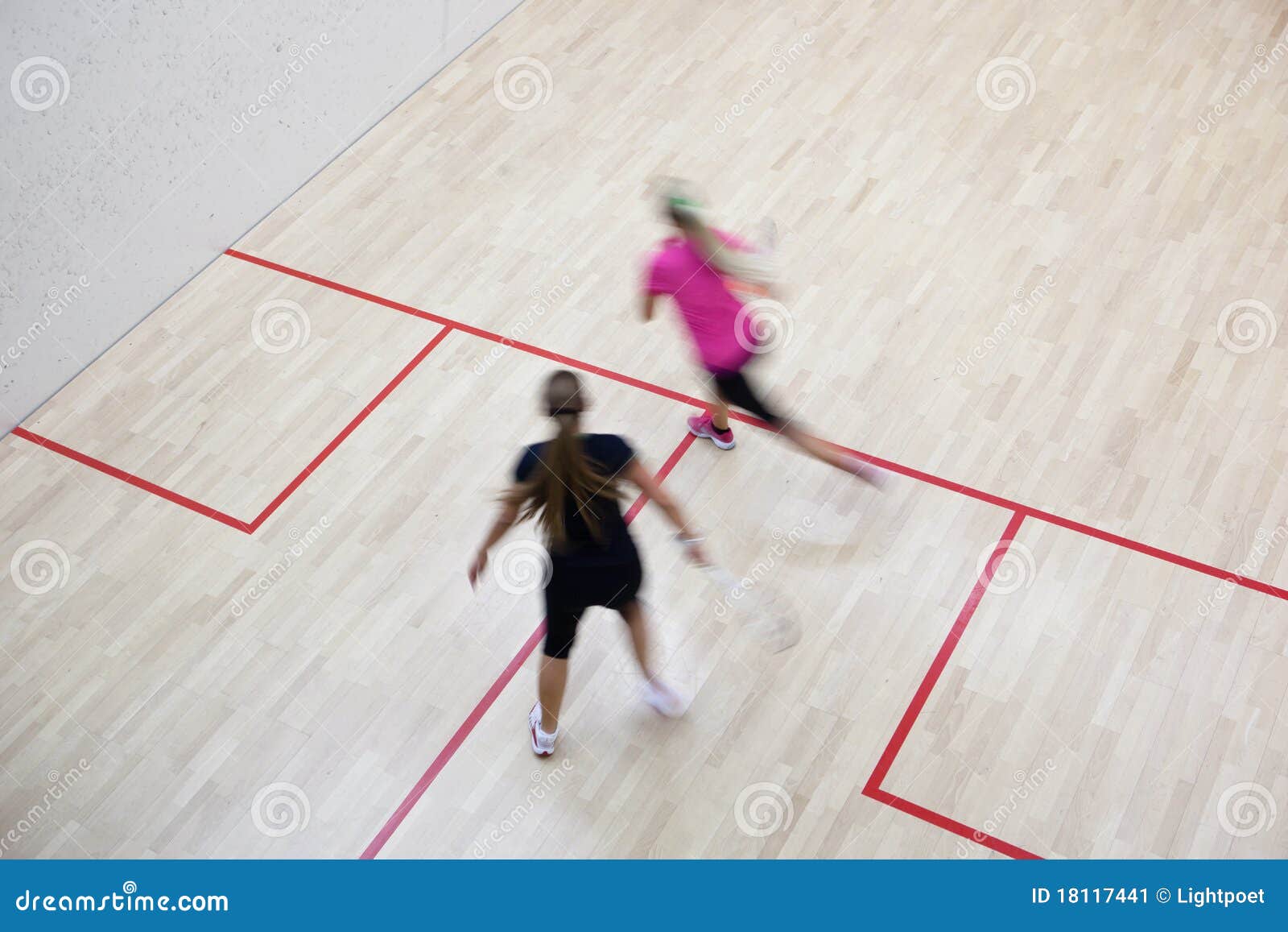 Two female squash players stock image. Image of line - 18117441