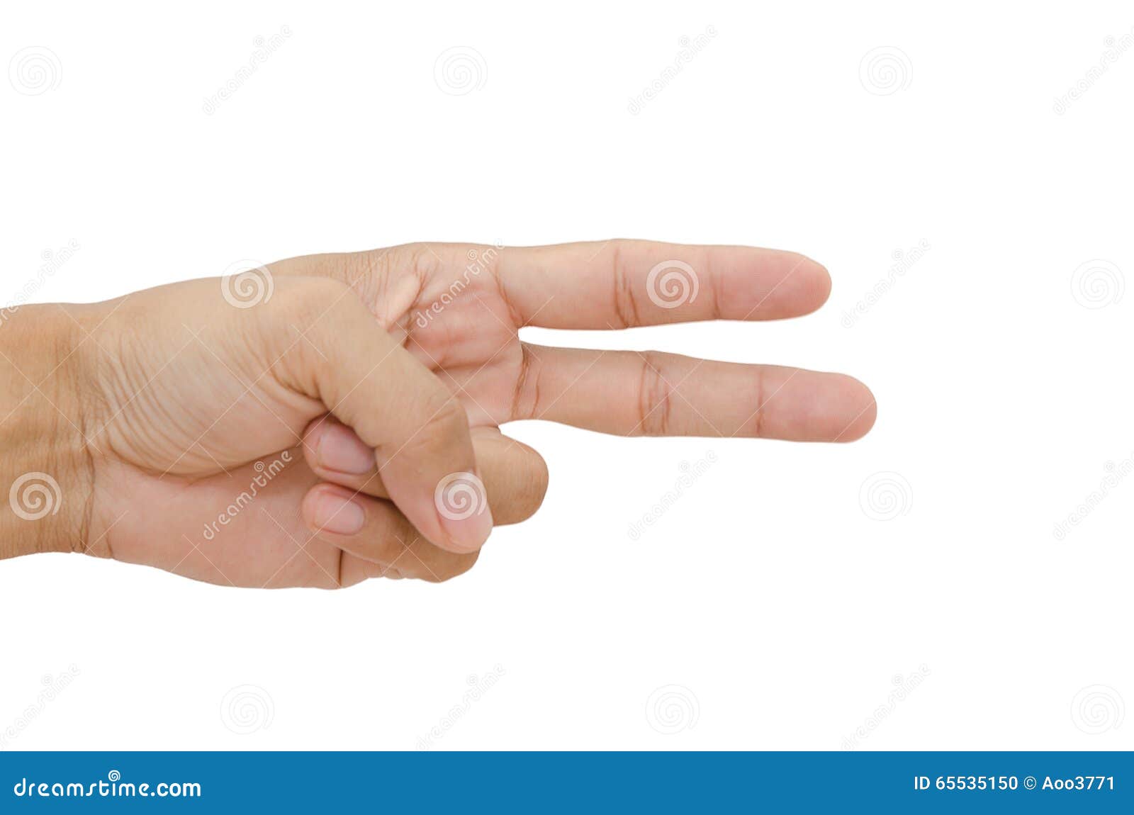 Two fingers stock photo. Image of isolated, hand, background - 65535150