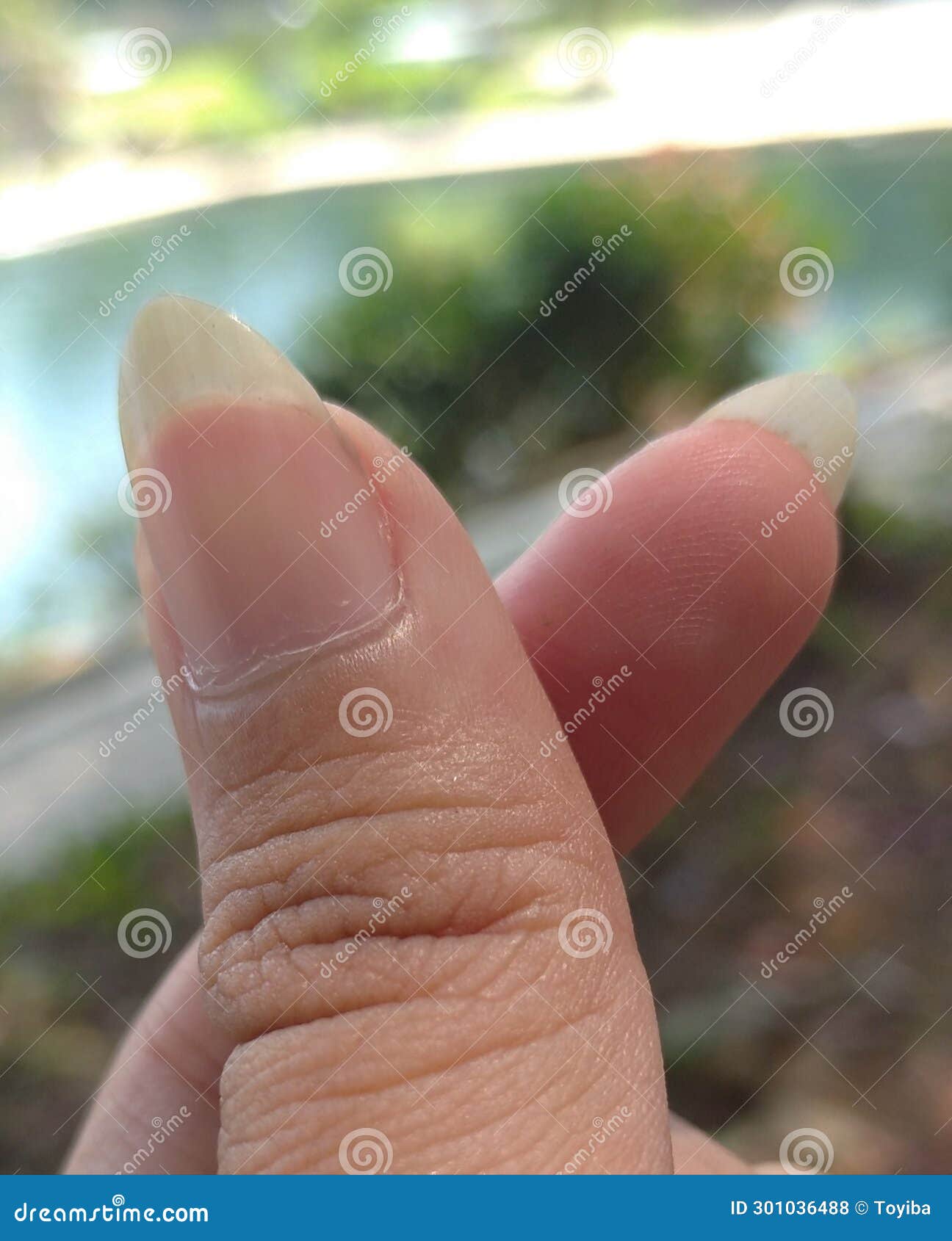 Two Fingers Joined Together Symbolize Love Stock Photo - Image of ...